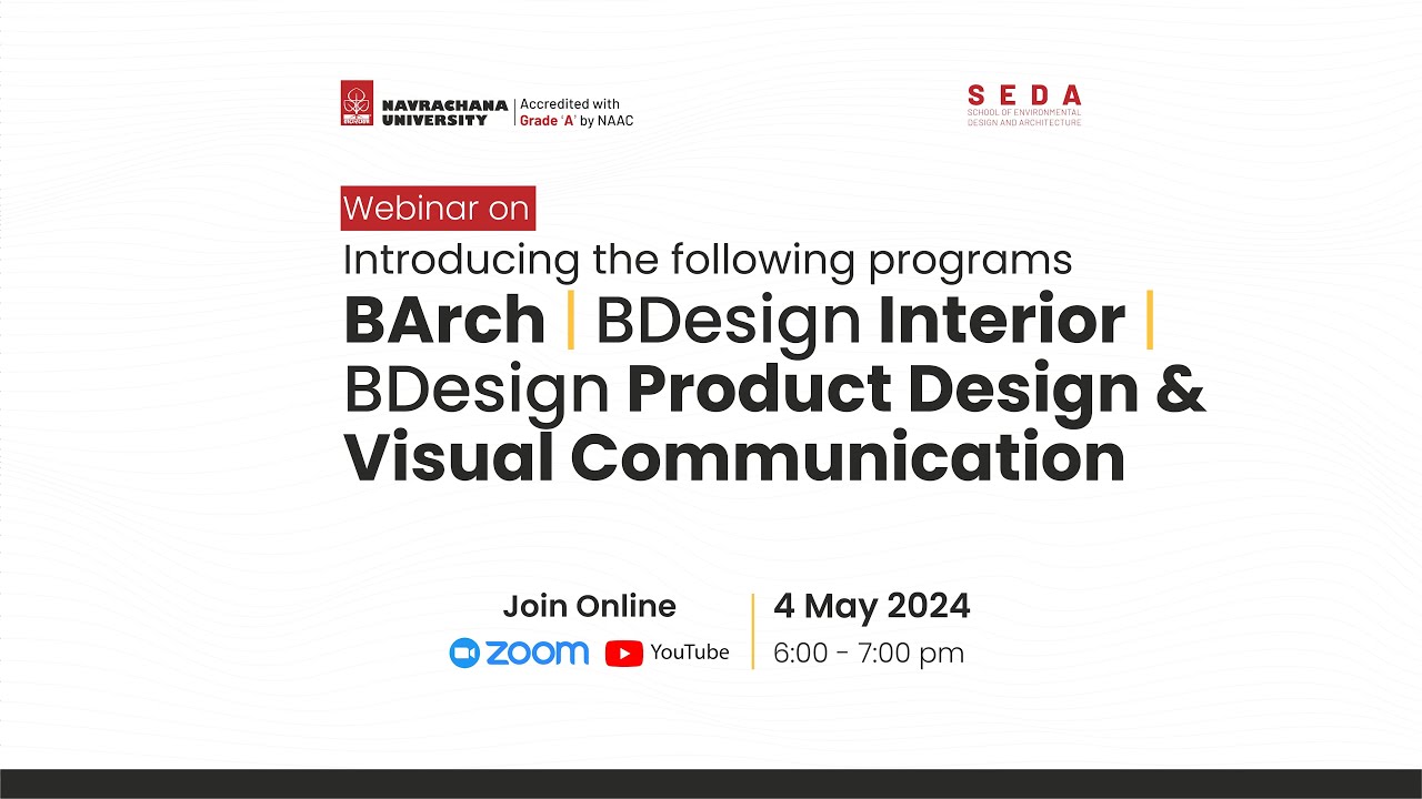 BArch | BDesign Interior | BDesign Product Design & Visual Commuication ...