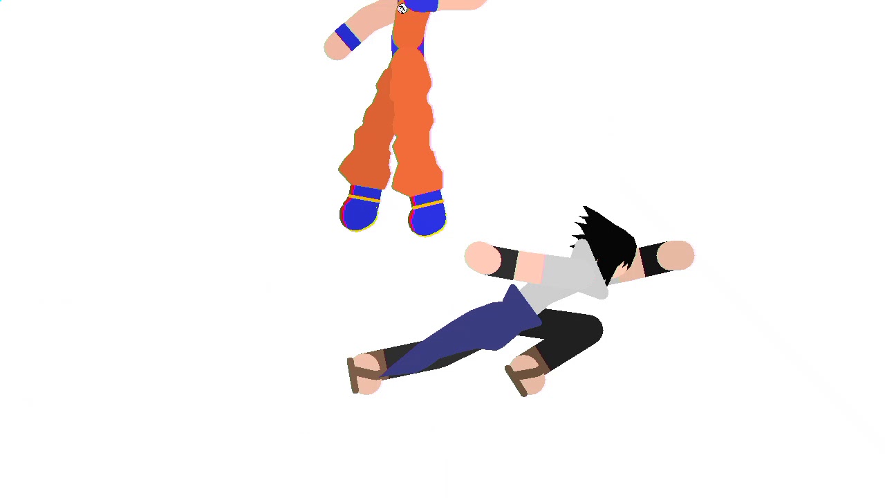 Goku's powerful kick(funny animation) - YouTube