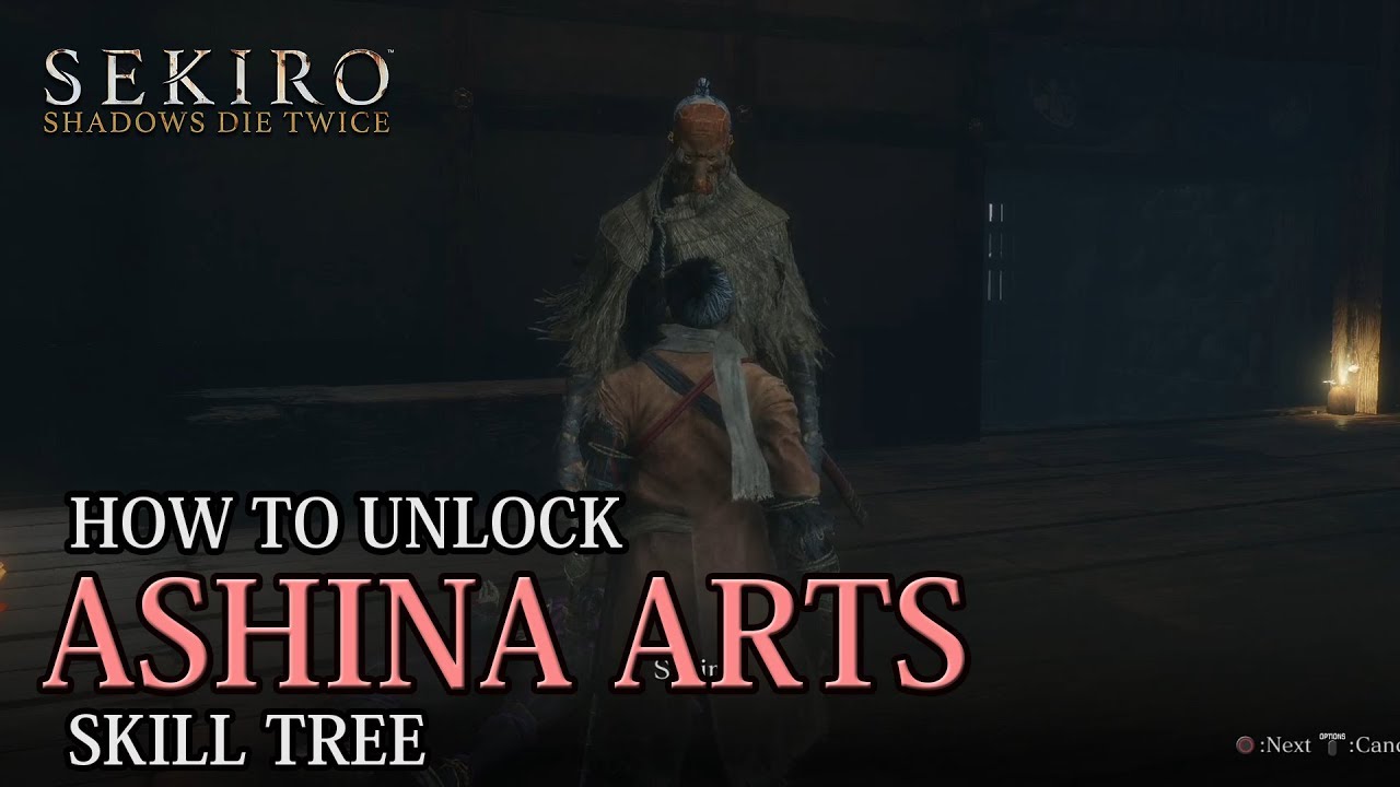 Sekiro: Shadows Die Twice - How to Unlock Ashina Arts Skill Tree - YouTube