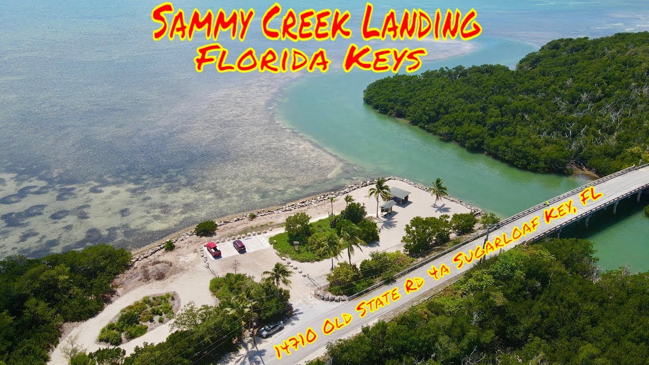 Sammy Creek Landing on Sugarloaf Creek in the Lower Florida Keys - YouTube