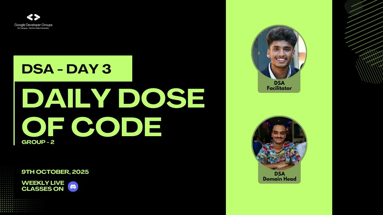 Daily Dose Of Code - DSA | Day 3 | Group 2 | Live LeetCode 75 Problem Set Solving - YouTube