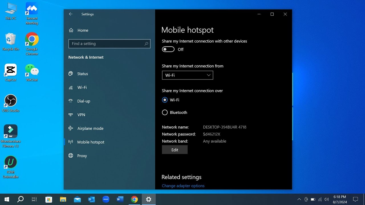How To Turn On Hotspot in PC/Laptop - YouTube