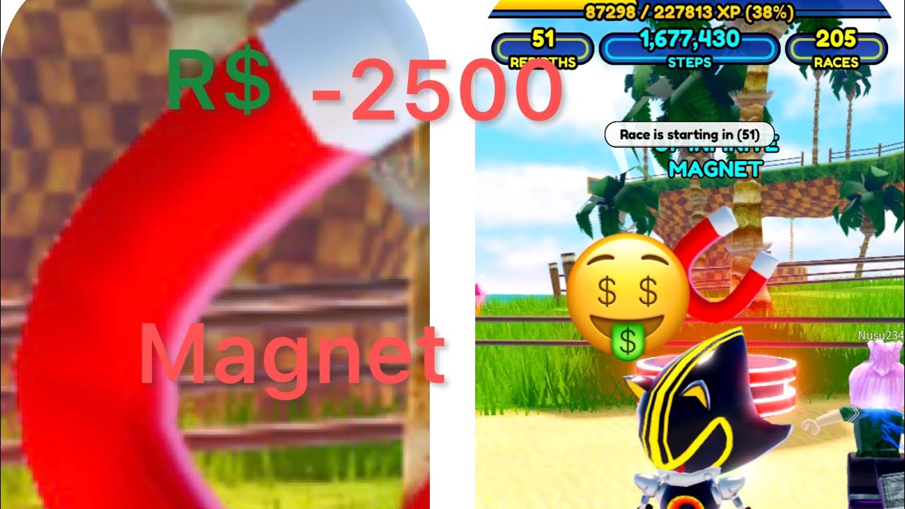 Sonic speed sim buying infinite magnet - YouTube