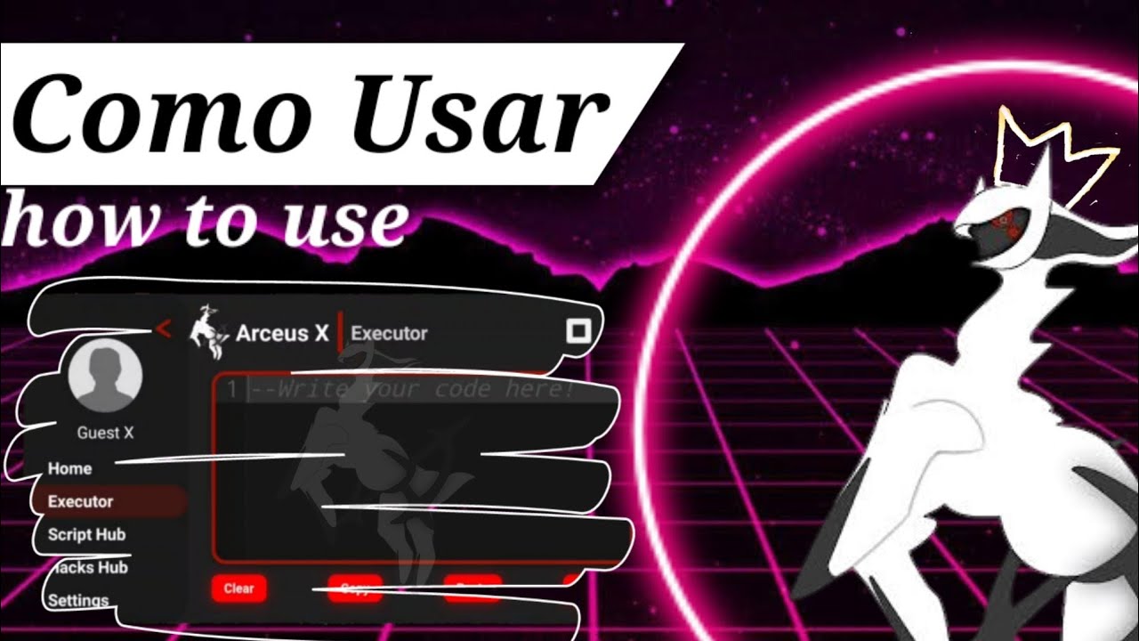 🔥🔥Saiu!! Como Usar o Arceus X | Tutorial rápido e básico | Aprenda em 1 ...