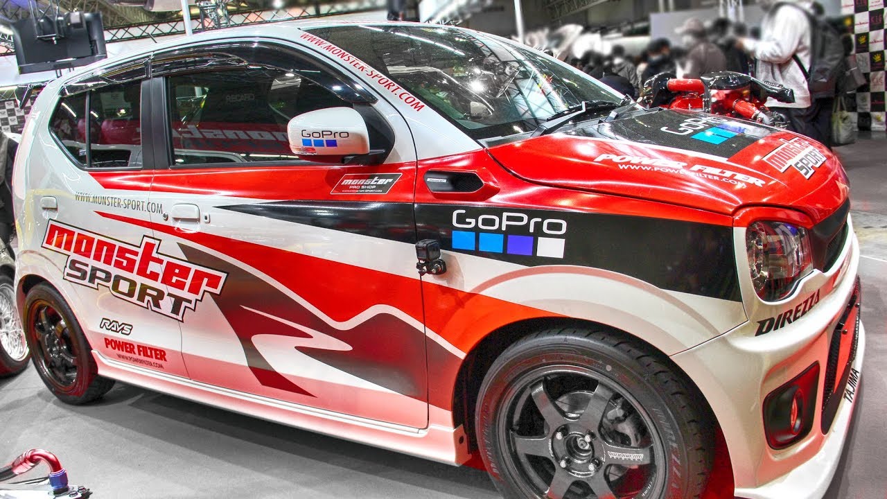 SUZUKI ALTO WORKS by MONSTER SPORTS HA36S & R06A Engine #TAS2018 - YouTube