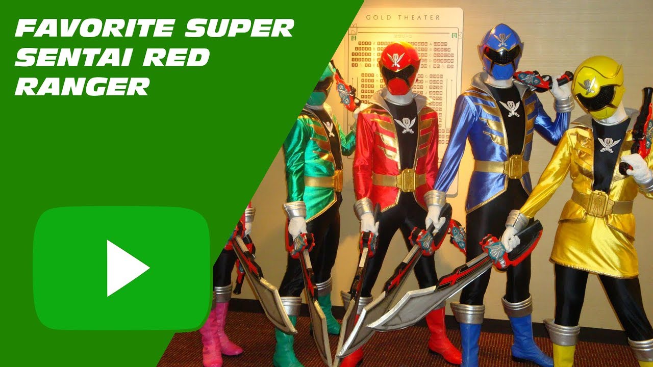 Top Ten #67 Favorite Super Sentai Red Rangers (Power Rangers Era) - YouTube