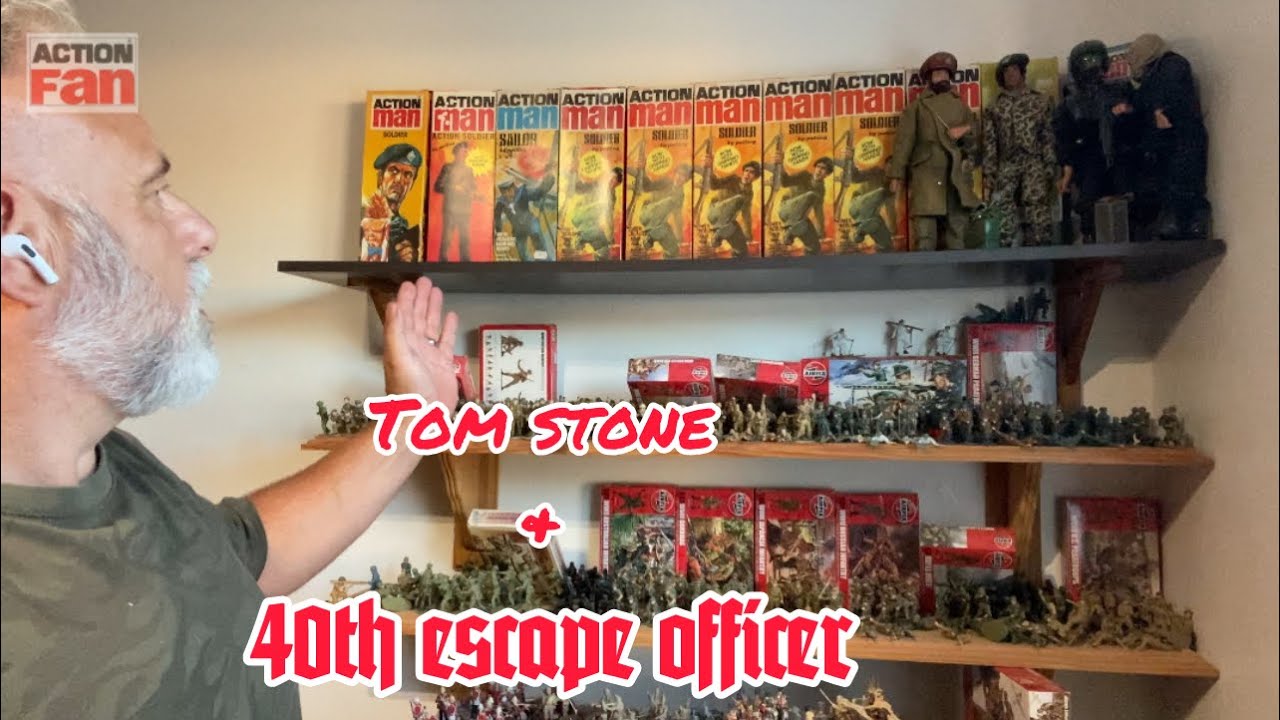 Action man Tom Stone & escape officer, Off the shelf - YouTube
