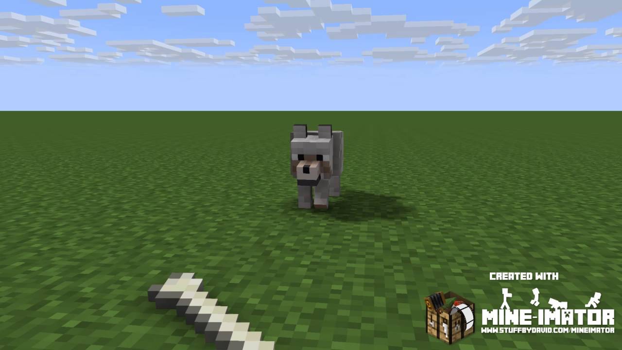 Dog Want Bone MineCraft Animation - YouTube