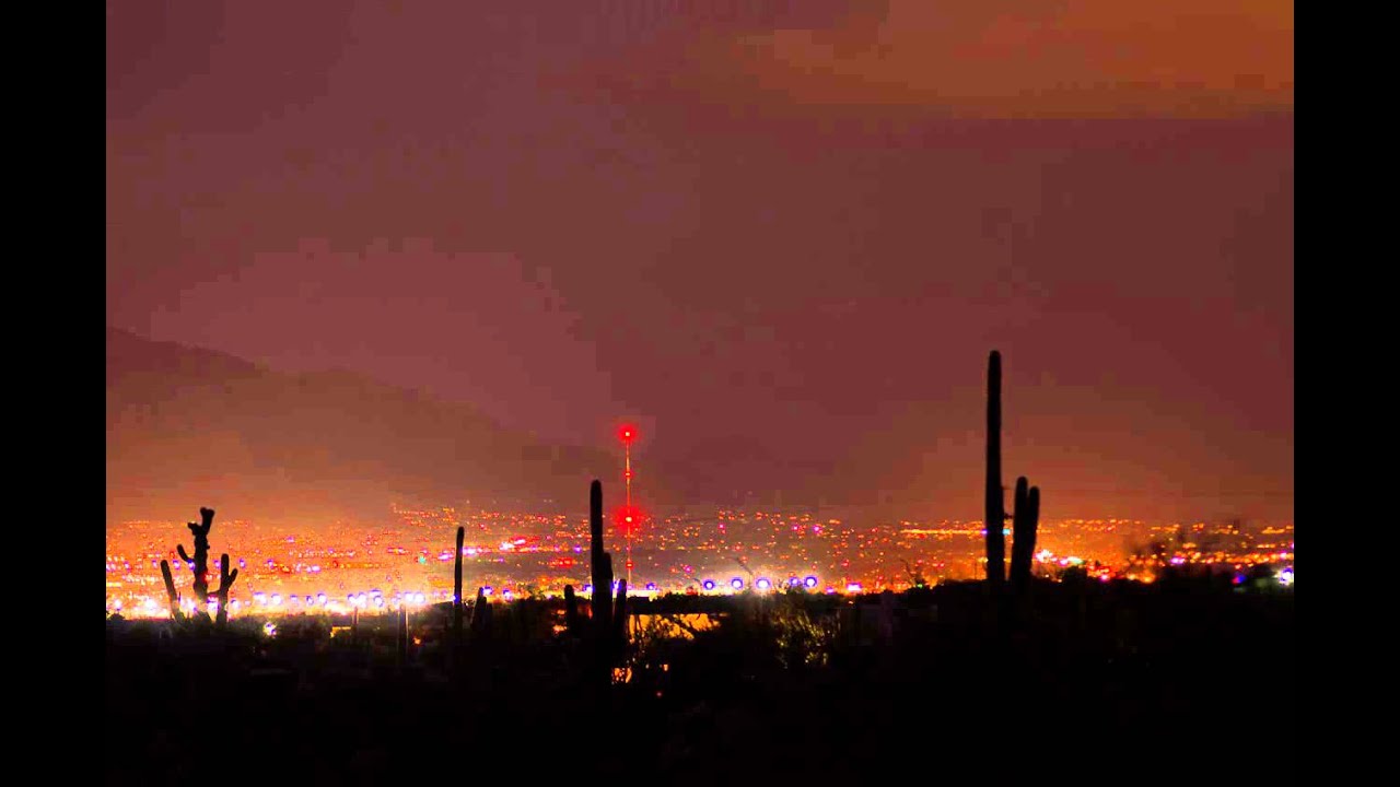 Tucson Arizona Lightning Timelapse - YouTube