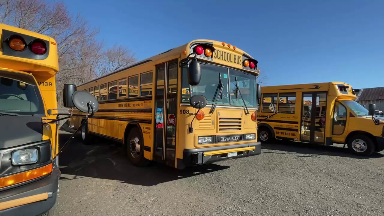 2009 Bluebird All American A3FE #908 (Tour, Engine Running, Walkaround ...