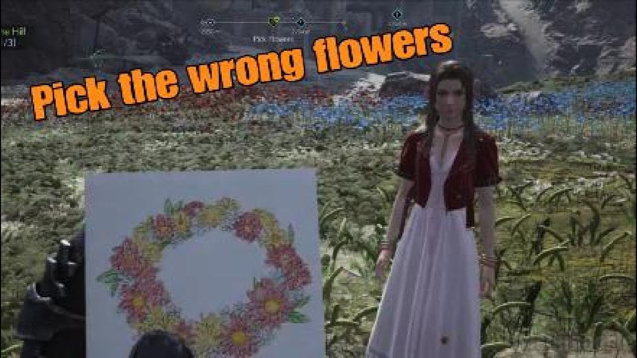 If you Pick the Wrong Flowers with Aerith - Final Fantasy 7 Rebirth ...
