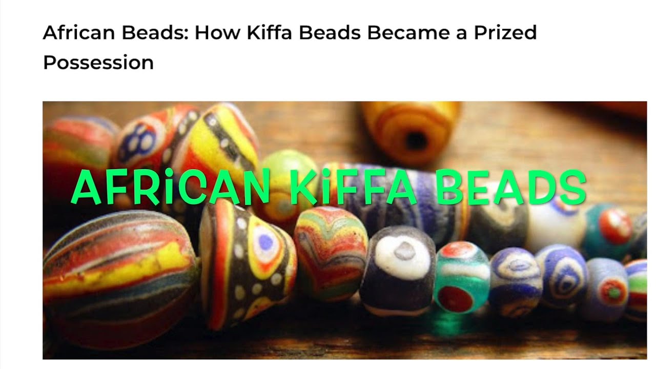 African Kiffa Beads - beautiful hand made, unique beads. They are ...