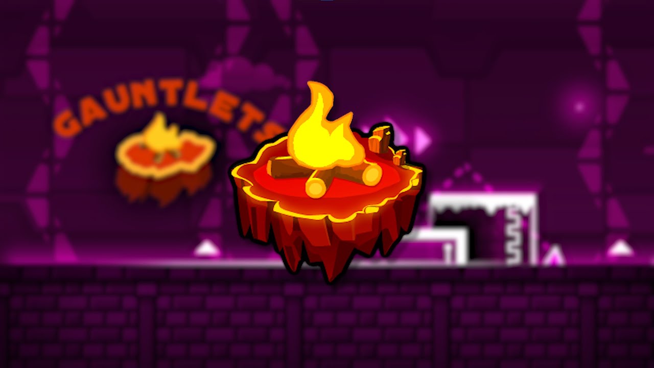 Fire Gauntlet | All 5 Levels (Geometry Dash 2.2) - YouTube