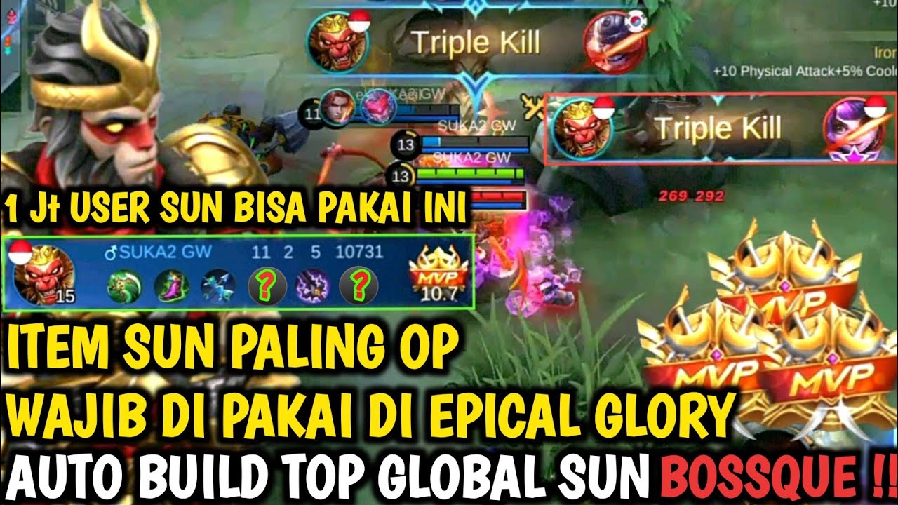 BUILD SUN PALING OP 2021, WAJIB PAKAI DI SEASON 20, AUTO BUILD TOP ...