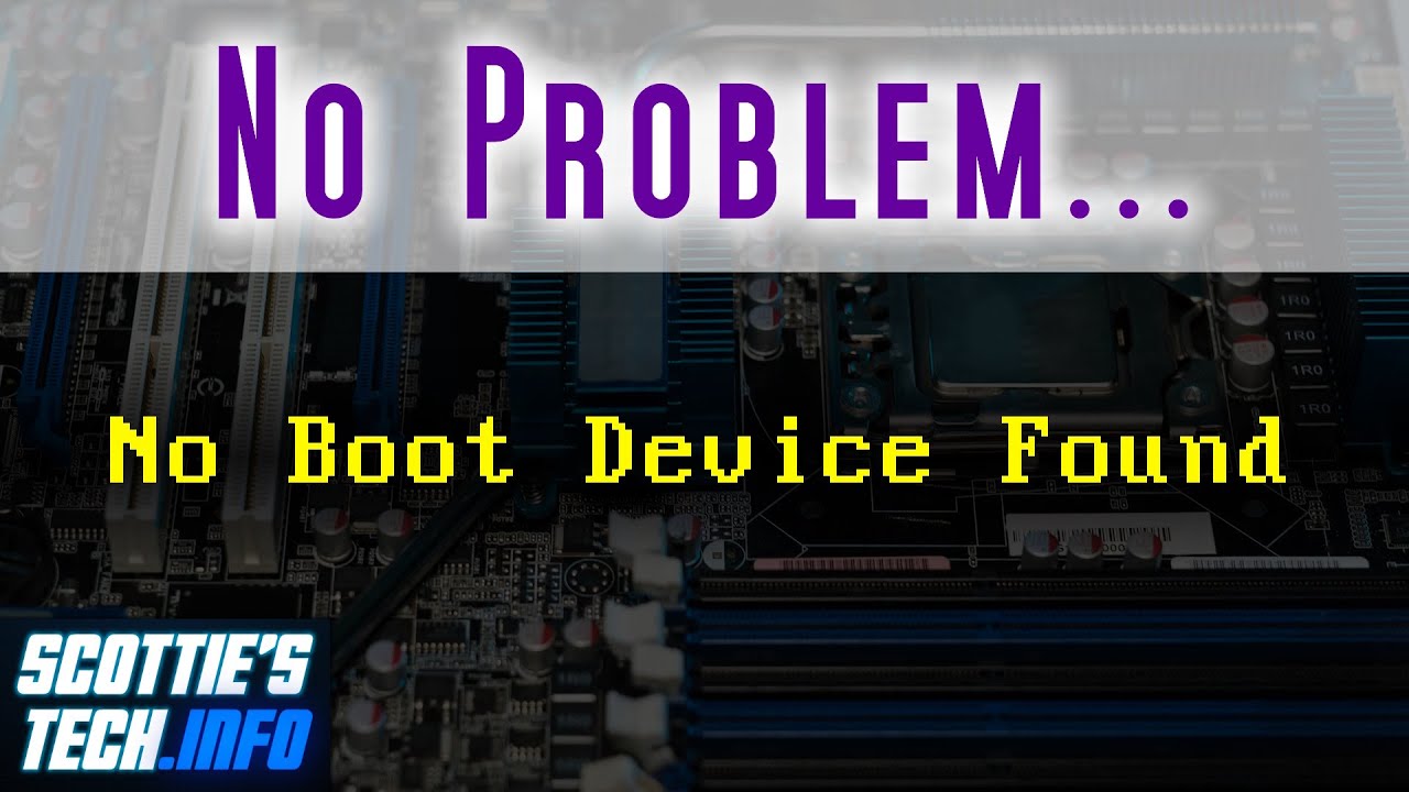 Missing Boot Drive after an upgrade? - YouTube