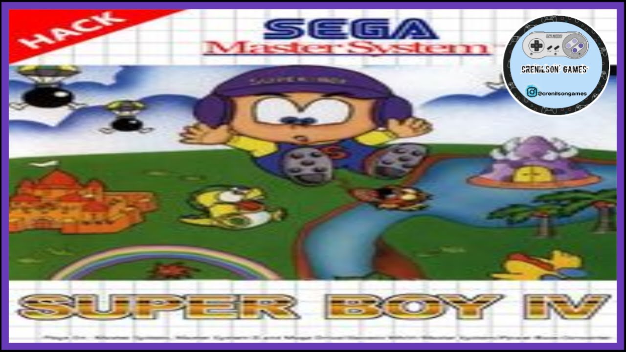 Super Boy 4 (SEGA Master System) DE CRENILSON' GAMES * 2023 - YouTube
