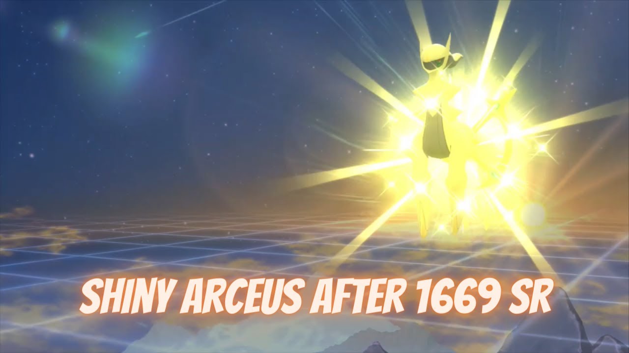 I Found Shiny Arceus in 1669 Soft Resets! | BDSP - YouTube