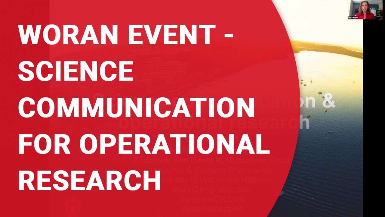 WORAN Event Science Communication for Operational Research - YouTube