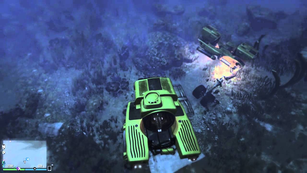 GTA Online [PS4] - Kraken submarine underwater exploration & love ...
