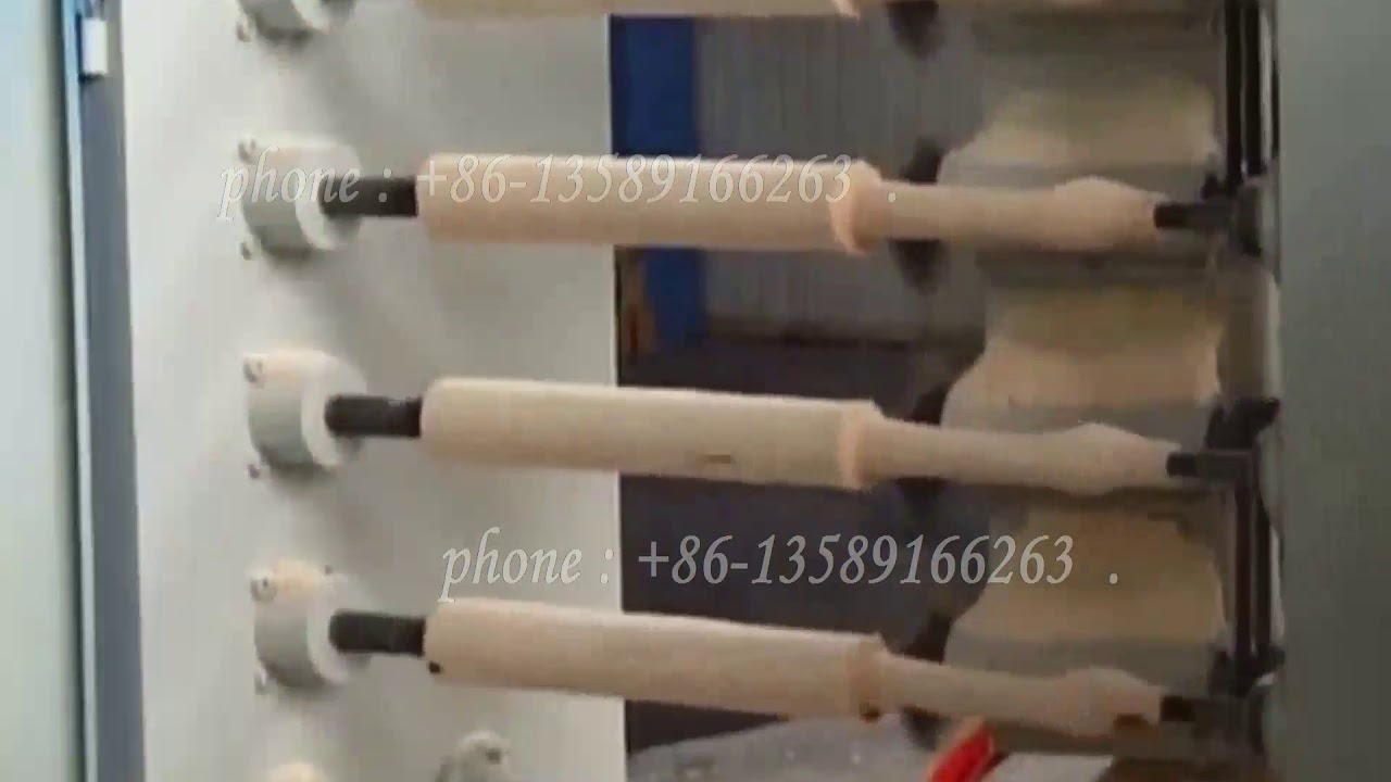 cheap wood handle milling machine - YouTube