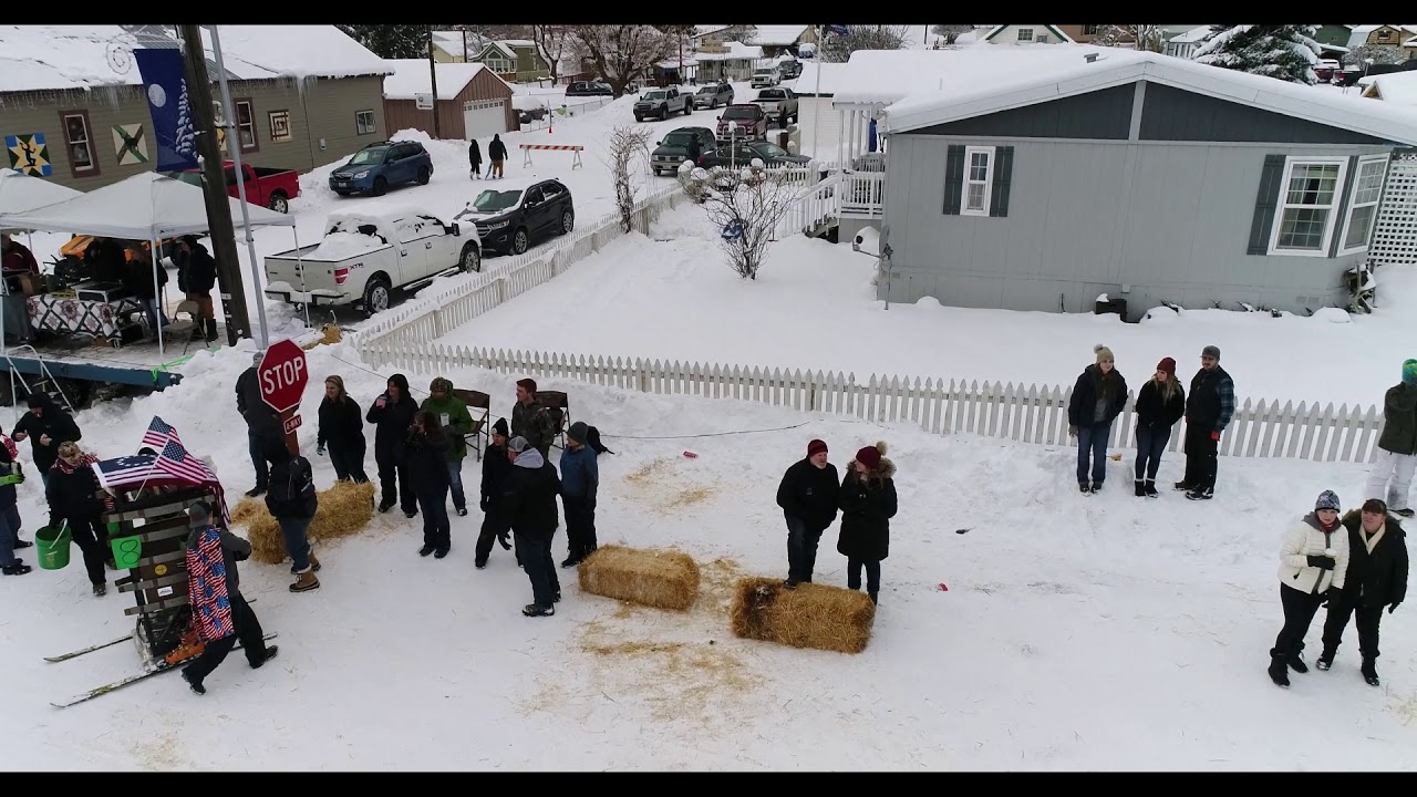Conconully Outhouse Bucket Races (2) 1-18-20 - YouTube