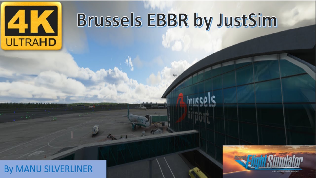 FS2020 - Brussels Airport EBBR by JUSTSIM - YouTube
