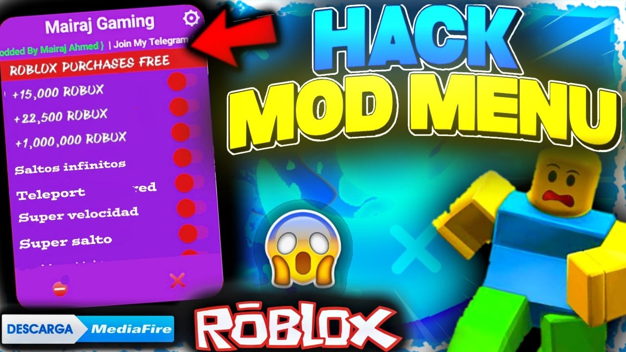 🔥NUEVO MOD MENU para ROBLOX 2025 | DESCARGA en MEDIAFIRE 🚀 ¡Robux ...