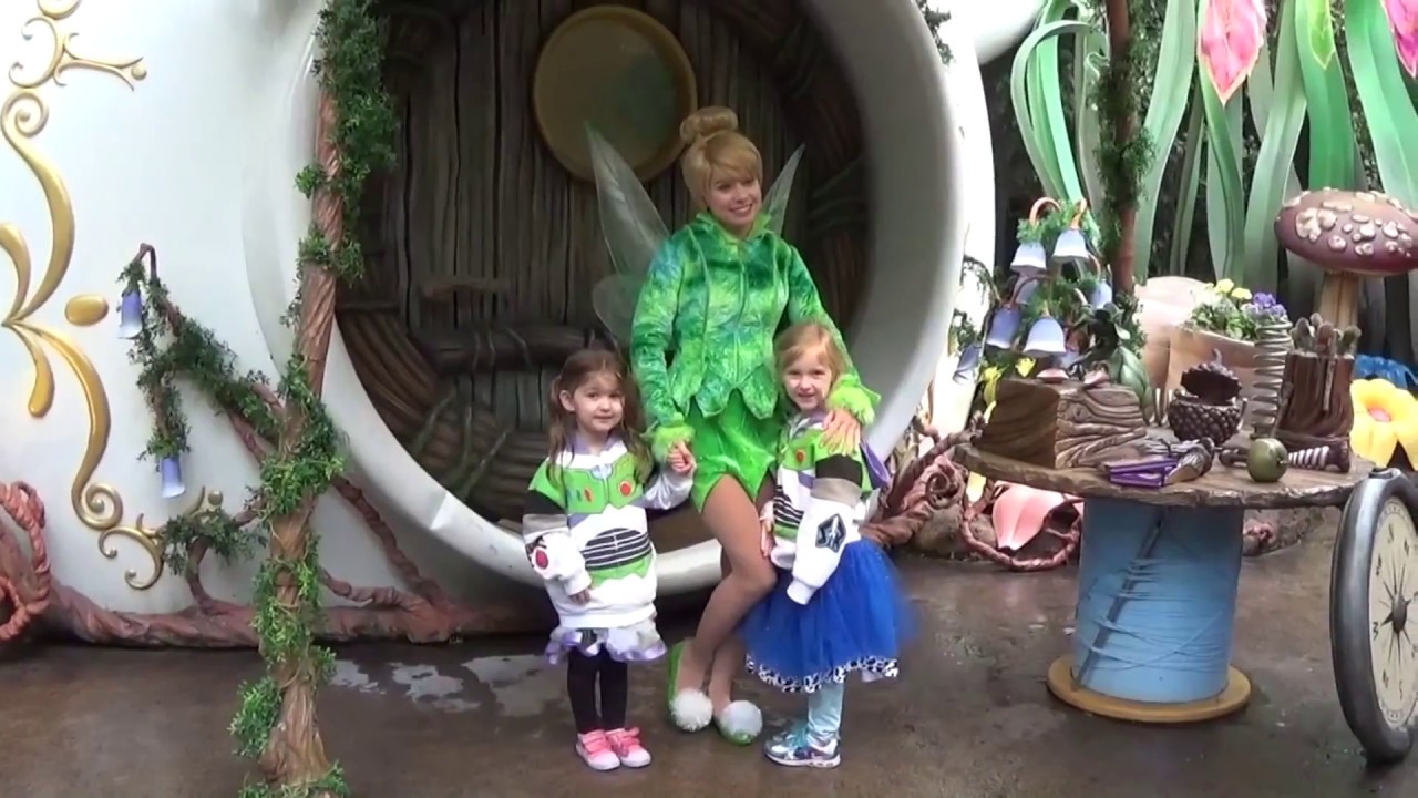 Meet and Greet With Tinkerbell At Disneyland - YouTube
