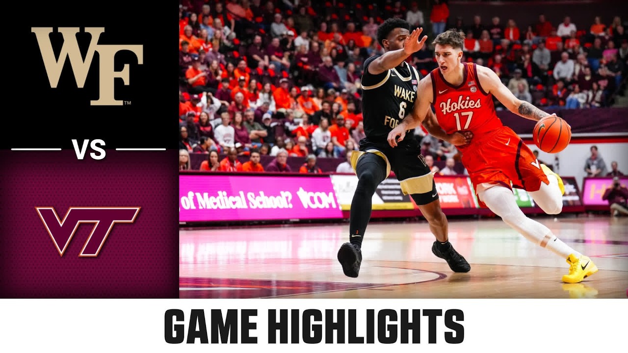 Wake Forest vs. Virginia Tech Game Highlights | 2025-26 ACC Men's ...