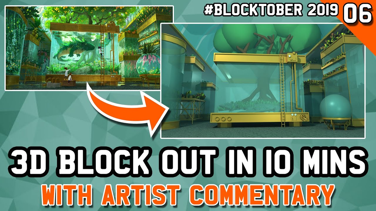 #Blocktober 2019 - Blockout 06 with Artist Commentary - YouTube
