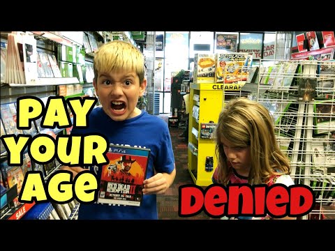 Kid Temper Tantrum Mad At Gamestop For Denying \