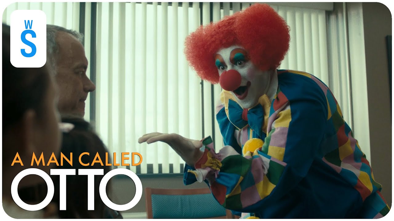 A Man Called Otto (2022) | Scene: A clown Beppo comes and borrows a ...