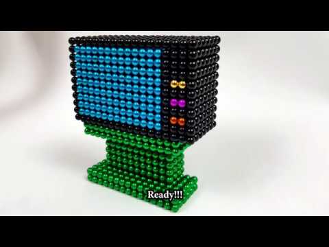 DIY - How to build a TV from magnets (Satisfying Videos) | Magnet and ...