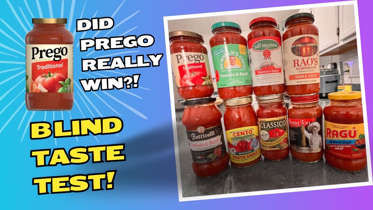 Ultimate pasta sauce blind taste test|BEST jarred sauce! - YouTube