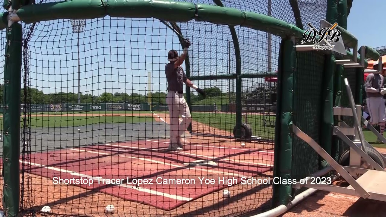 Shortstop Tracer Lopez Cameron Yoe High School Class of 2023 - YouTube