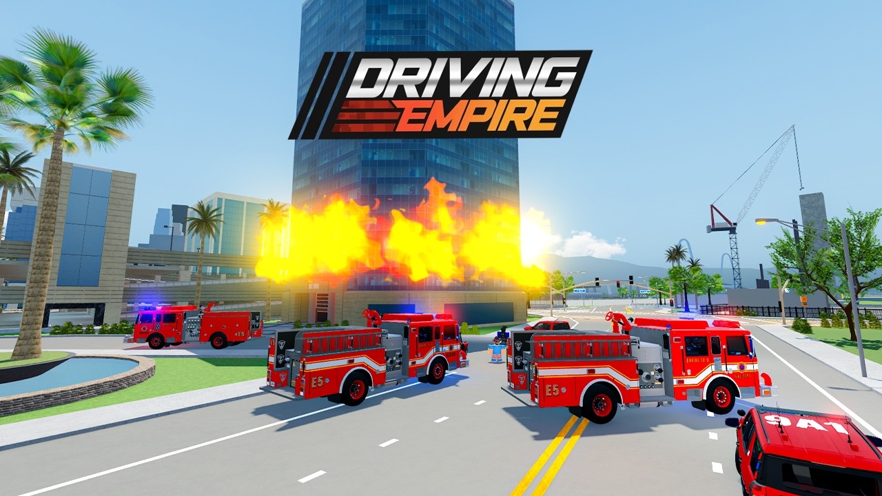 Huge Fire Roleplay In Driving Empire! - YouTube