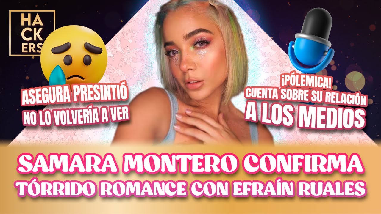 Samara Montero confirma tórrido romance con Efraín Ruales | LHDF ...