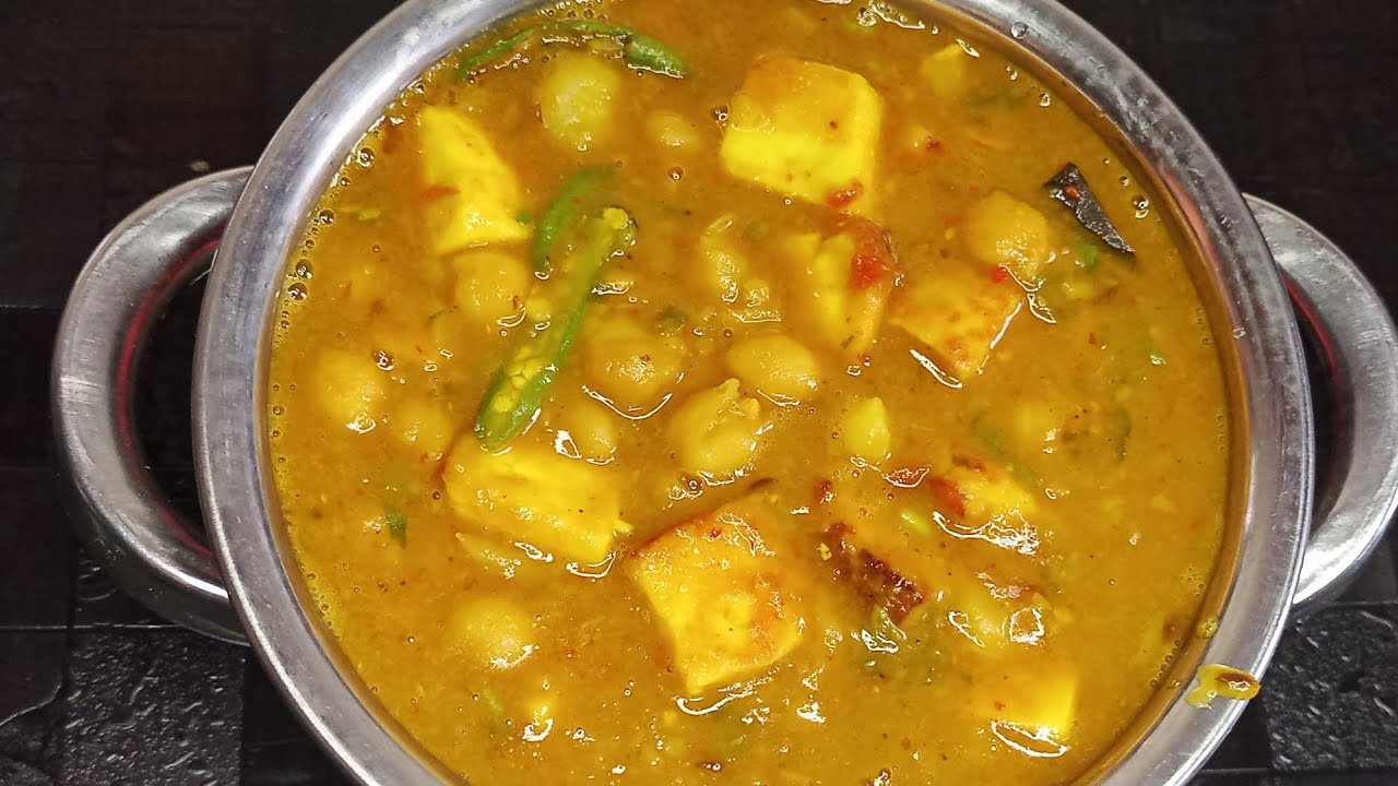 छोले पनीर की सब्ज़ी एक दम आसान तरीका से और एक बार बना कर जरूर ट्राय ...