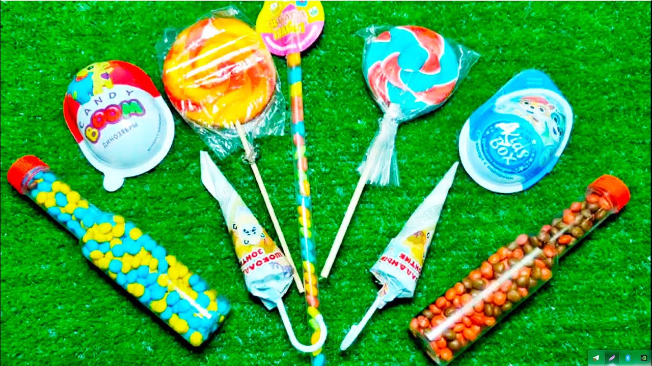 New Satisfying ASMR Video 💗💚Unboxing Lollipops ASMR Relax unpacking ...