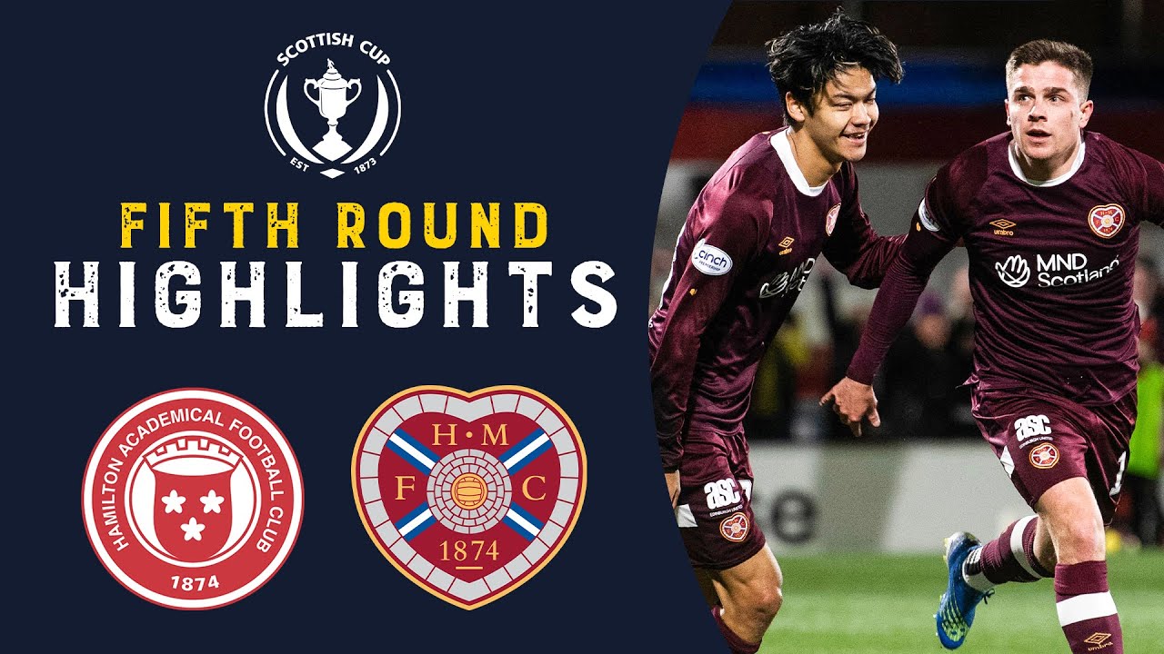 Hamilton Academical 0-2 Hearts | Hearts Progress to Quarter-Final ...