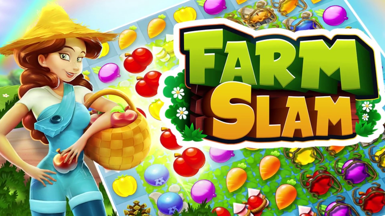 Farm Slam gameplay trailer - addictive match-3 farm simulation - YouTube