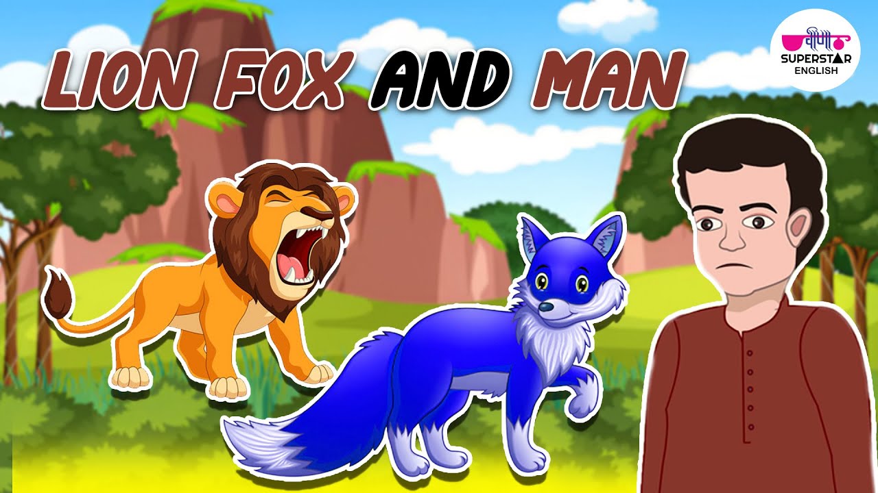 lion fox and man | Best English Stories For Kids | Animated Story In English - YouTube