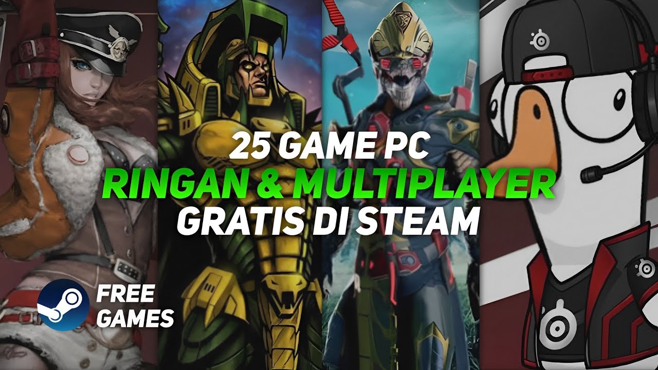 25 Game PC Multiplayer Ringan Gratis di Steam - YouTube