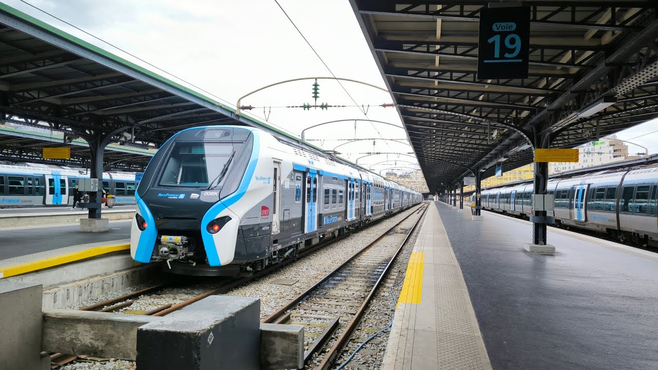 RER E - Voyage en RERNG de Paris est à Chelles Gournay - YouTube