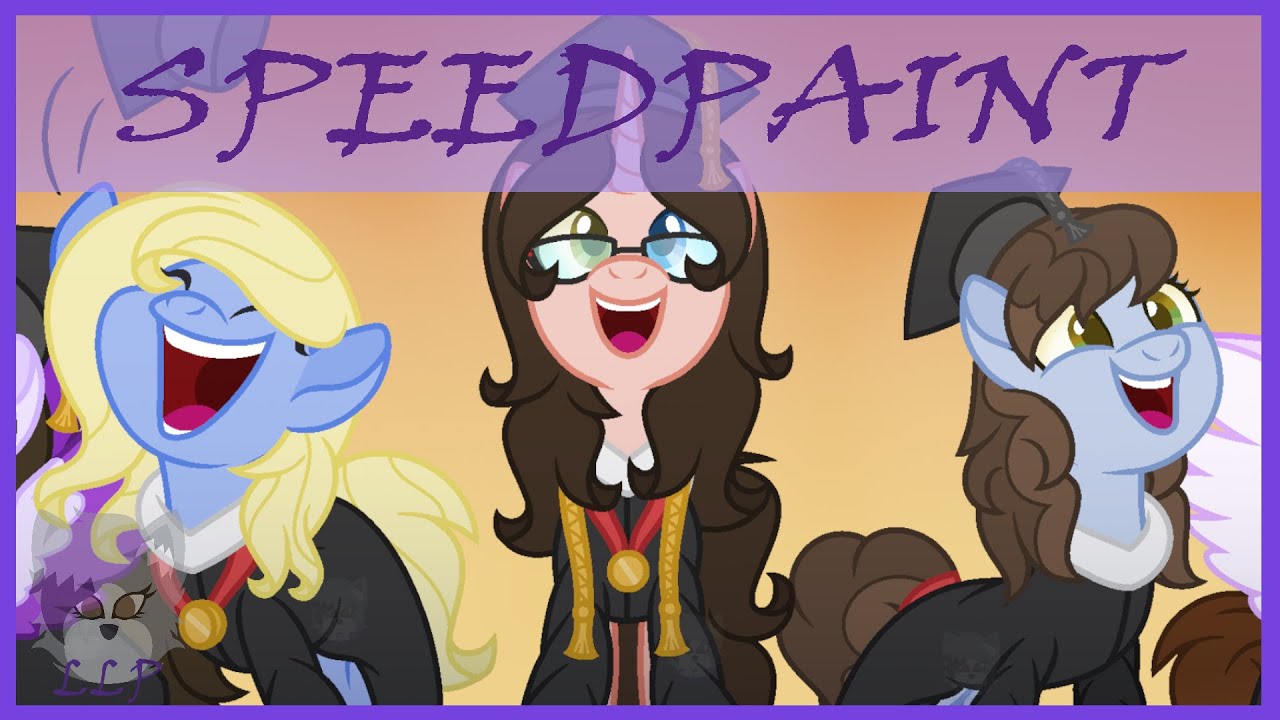 Speedpaint: Congrats Class of 2022! | MLP Base Edit | Graduation ...