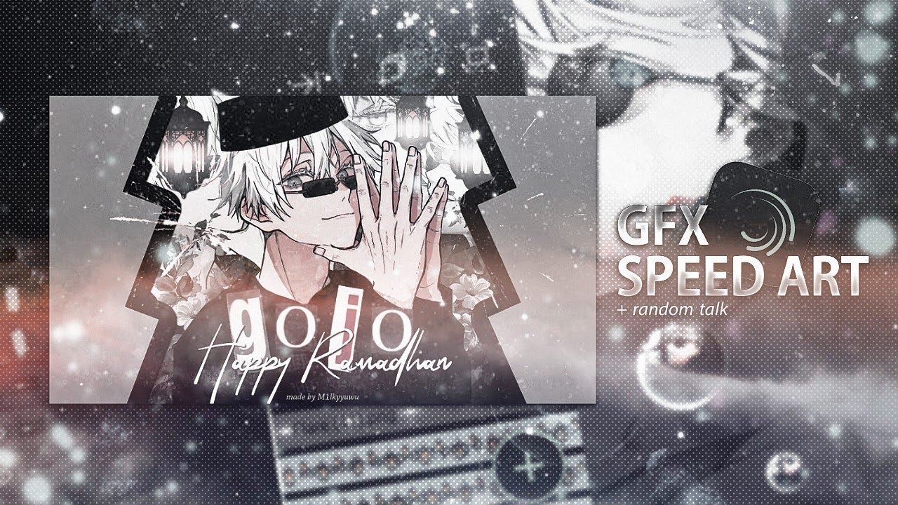 SPEED ART GFX ALIGHT MOTION TEMA RAMADHAN + TALK WITH ME - YouTube