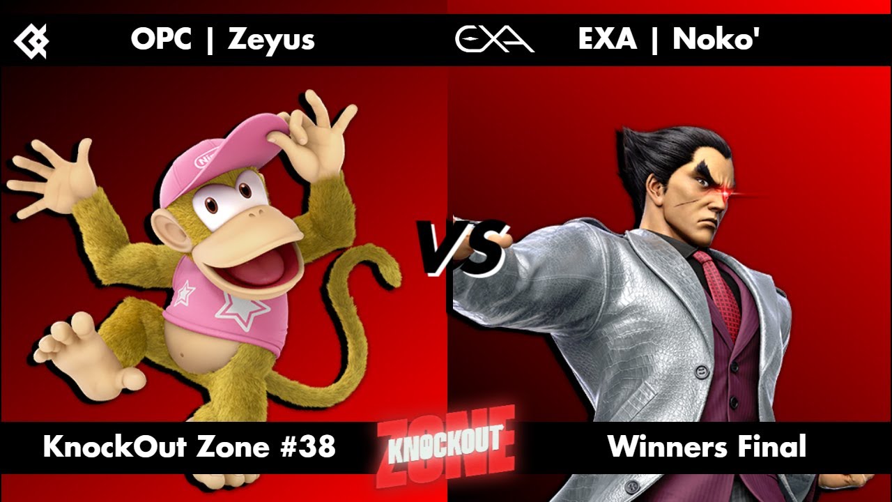 KnockOut Zone #37 - SSBU Winners Final - Zeyus (Diddy Kong) vs Noko ...