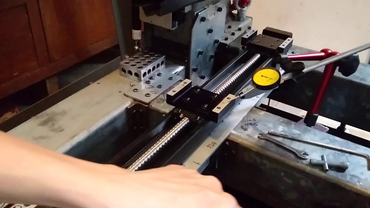DIY router milling machine - part4 - THK linear actuators leveling ...