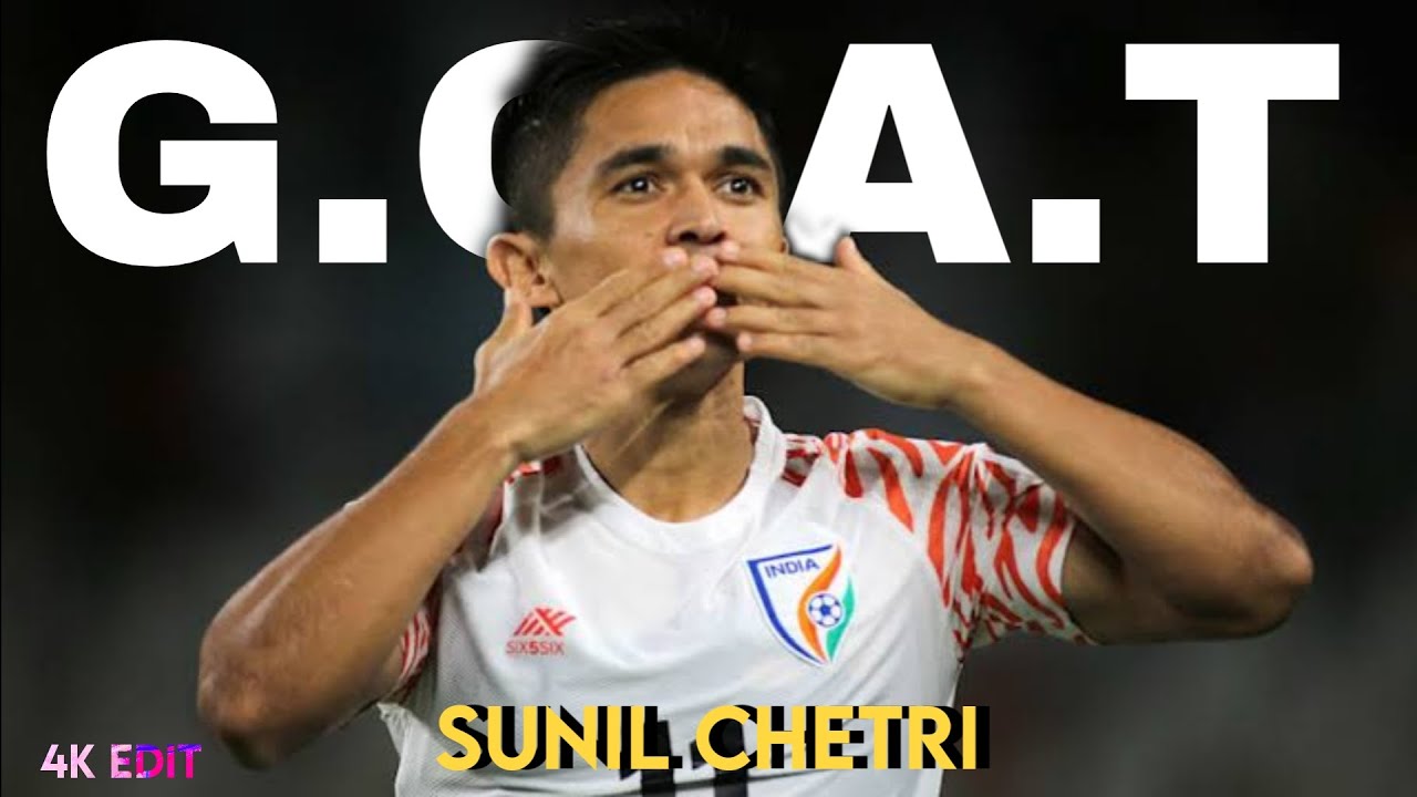 The Indian G.O.A.T Sunil Chetri 4k Edit | EDIT Addict - YouTube