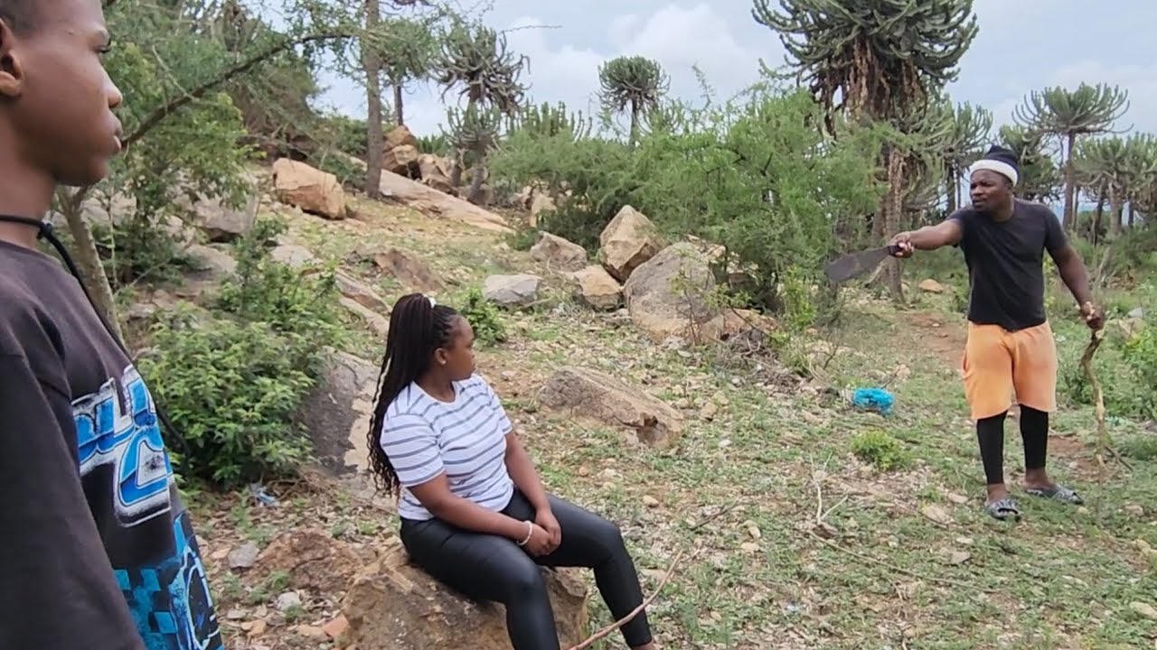 Fetching firewood in the bush🔥 Kagiso, Malome Kat, and Lucas... watch ...